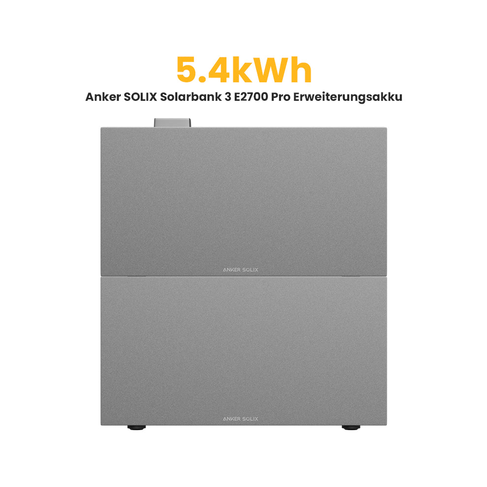 Anker BP2700 Erweiterungsakku für SOLIX 3 E2700 Pro/Solix 2 E1600 Pro ...